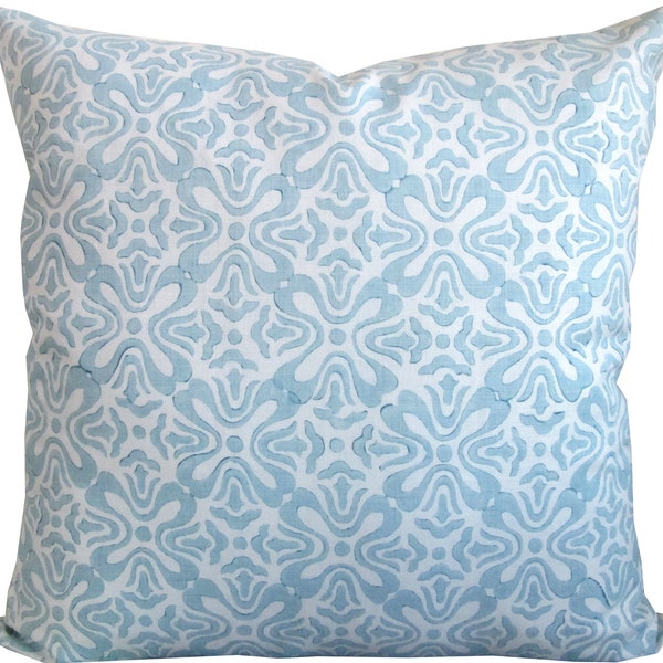Light Blue Pillow - Etsy