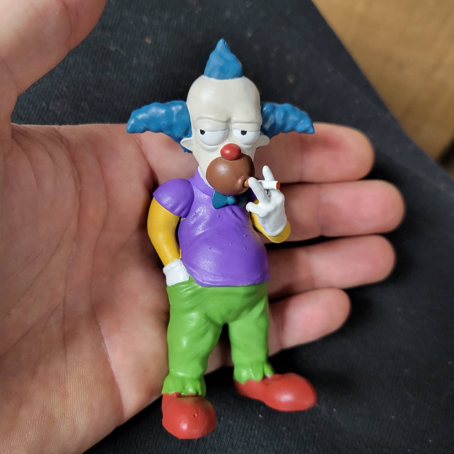 Krusty the Clown Mini Figure - Etsy UK