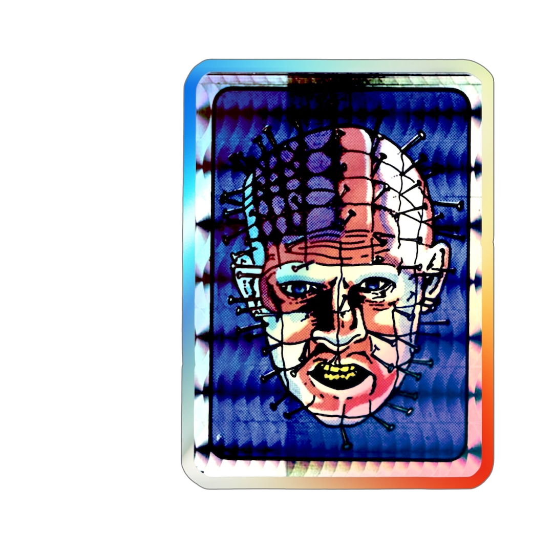 Hellraiser Retro Horror Holographic Sticker Holographic - Etsy