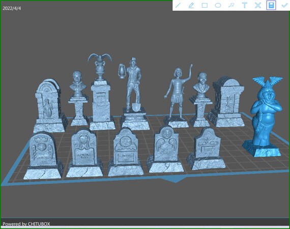 Haunted Mansion chess set stl files - glwec.in