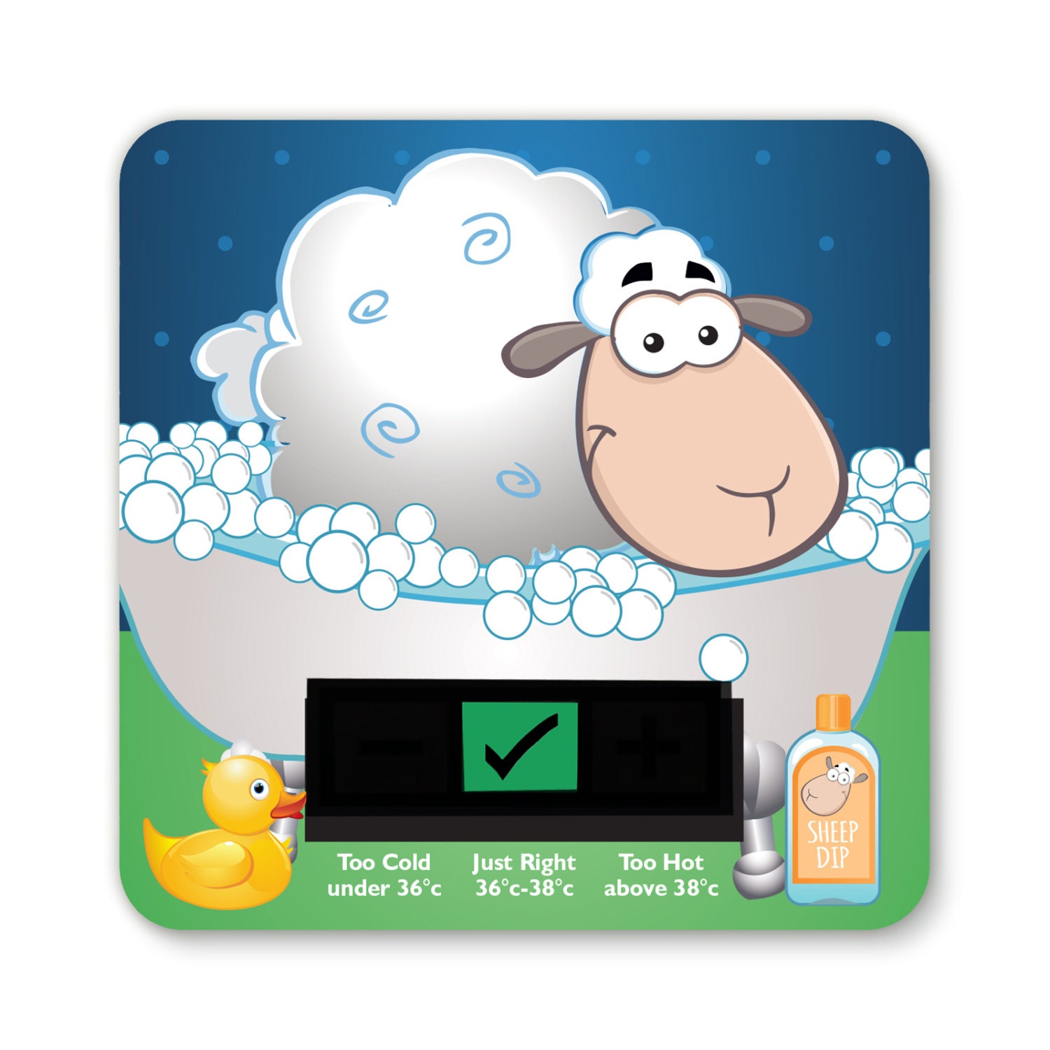 Baby Bath Sheep Bath Thermometer - Etsy