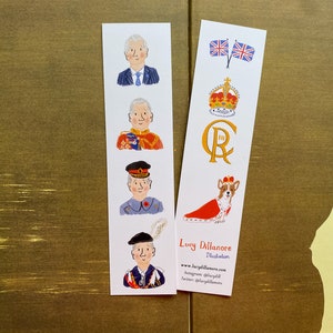 King Charles III Double Sided Bookmark (52mm X 210mm) Royal Family ...
