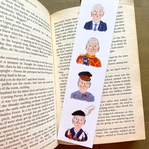 King Charles III Double Sided Bookmark (52mm X 210mm) Royal Family ...
