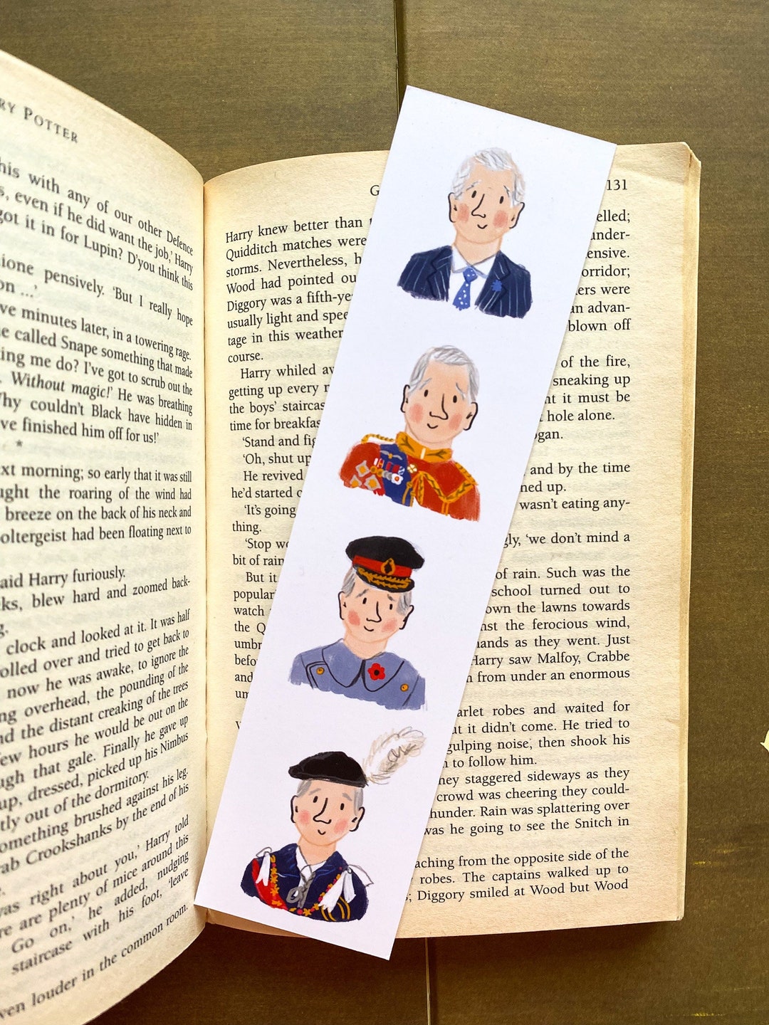 King Charles III Double Sided Bookmark (52mm X 210mm) Royal Family ...