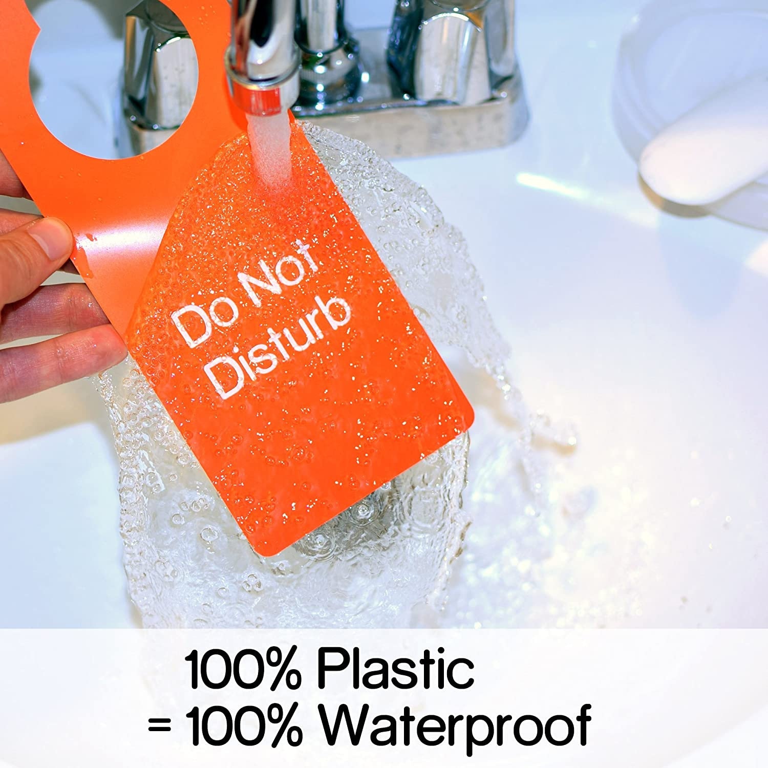 6 Sided "do Not Disturb" Plastic Door Hanger Sign (with Bulk Discounts ...