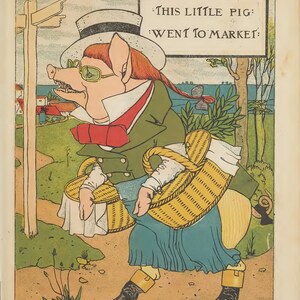 Set of 5 - Vintage Collection of Walter Crane Children's Books ...