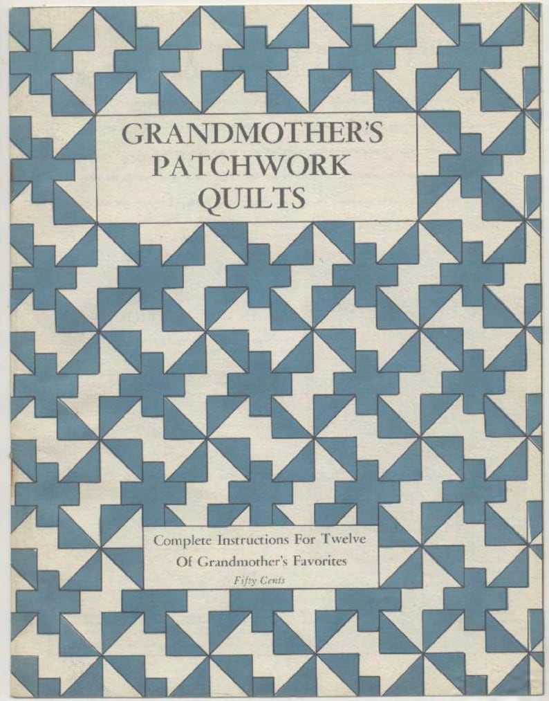 1950s Vintage Quilt Patterns | 22 Antique Aunt Martha Style Patchwork & Applique | Blocks ...
