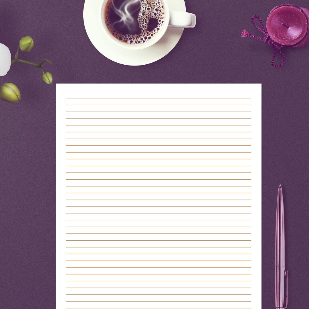 12 Printable colors of Metal Theme Colored Lined - Etsy