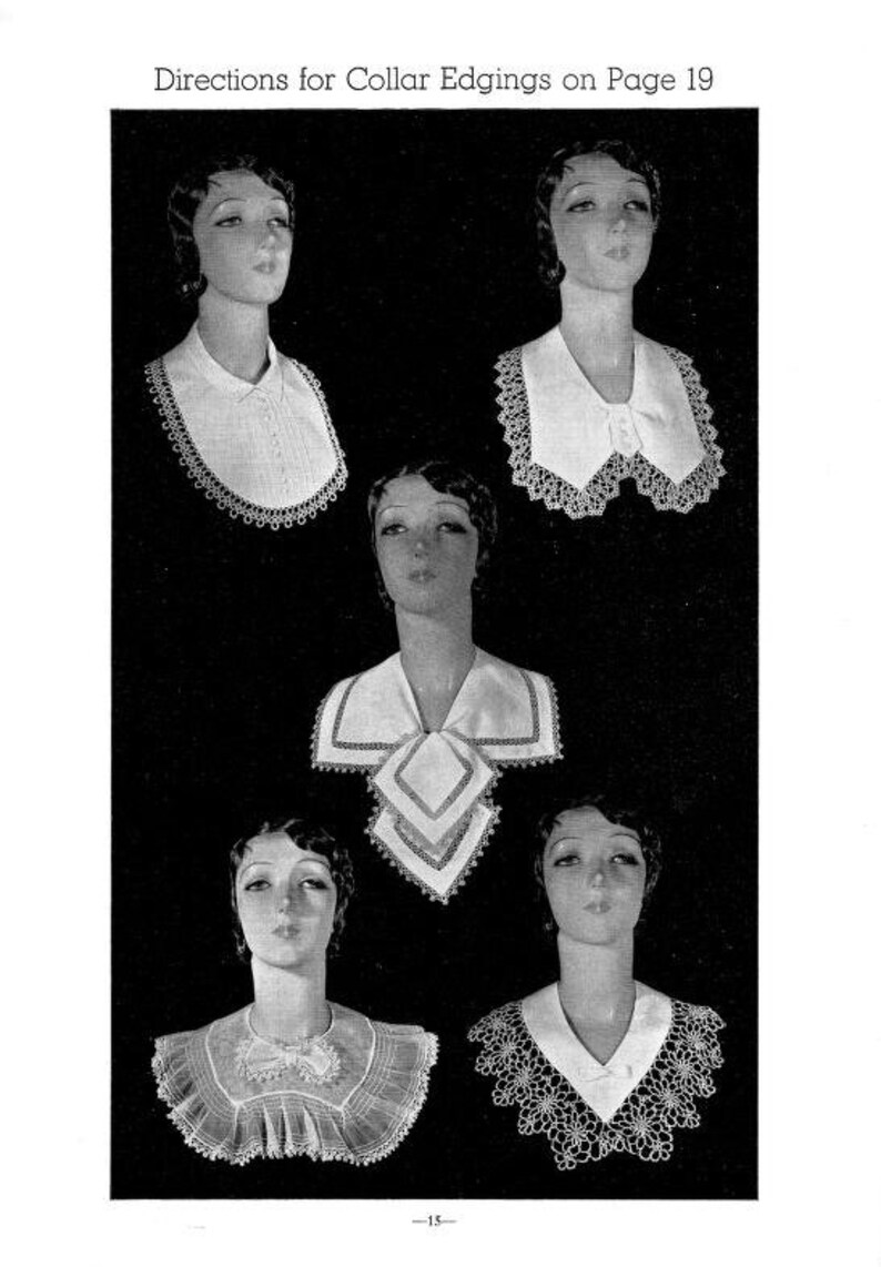 Collection of Tatting Designs by Anne Orr - Set of 3 Digital Vintage ...