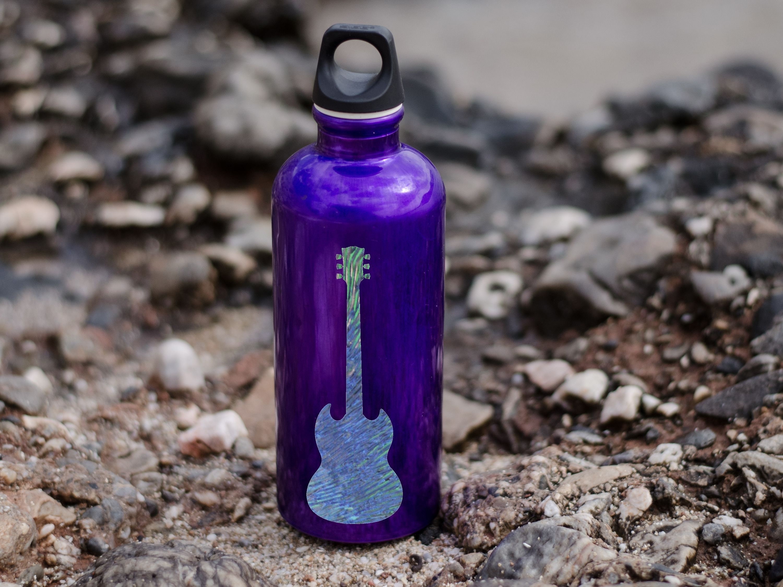 Set of 36 Printable Guitar Stickers - Digital Collage 6 Sheet Set ...