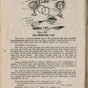 Vintage Magic Trick Catalogs (1913) | Oaks Latest Tricks Nos. 21 & 22 ...
