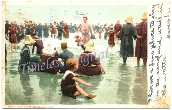 Vintage Summer Postcard