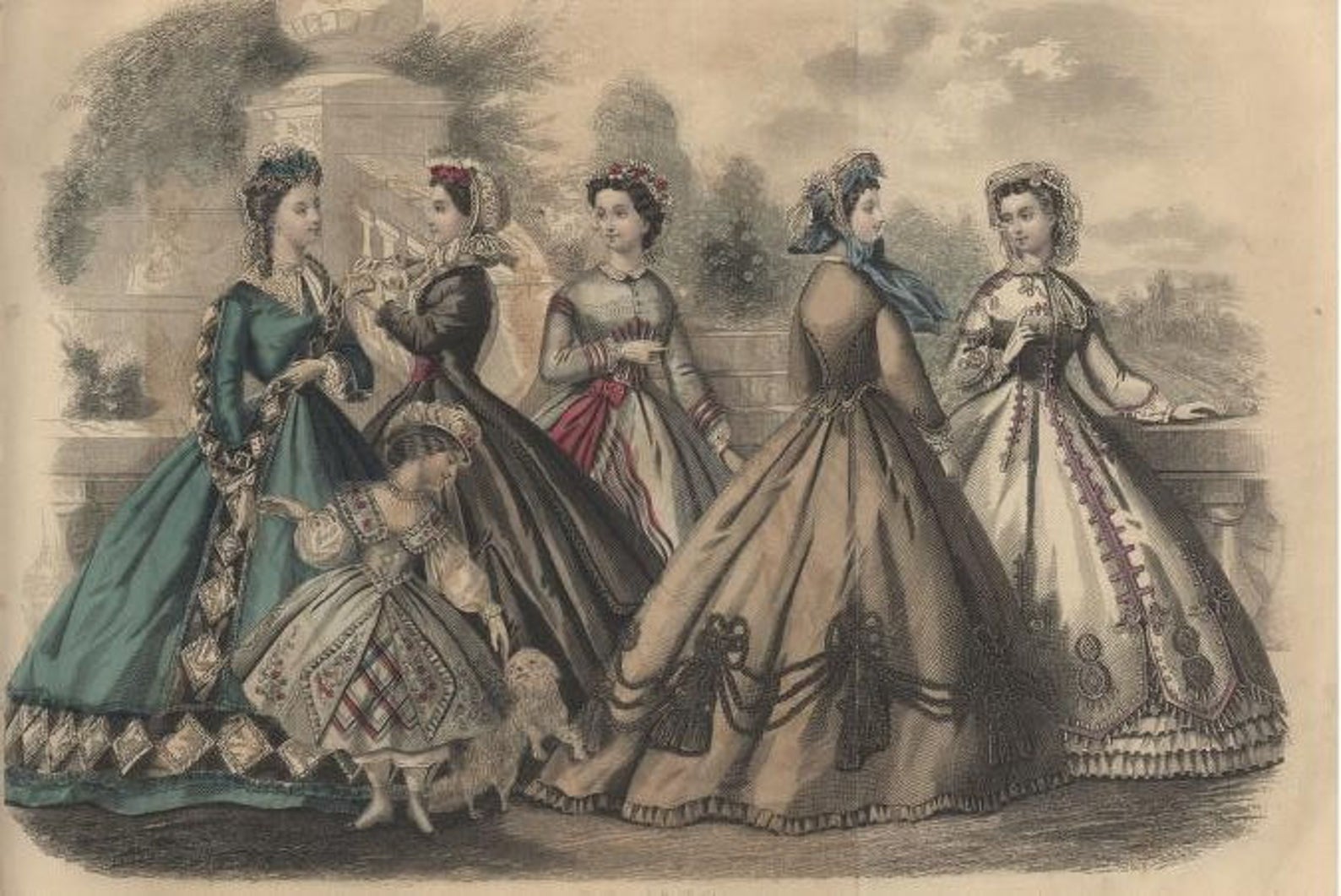 Godey’s Lady’s Book - September 1864 - Antique Victorian Era Magazine ...