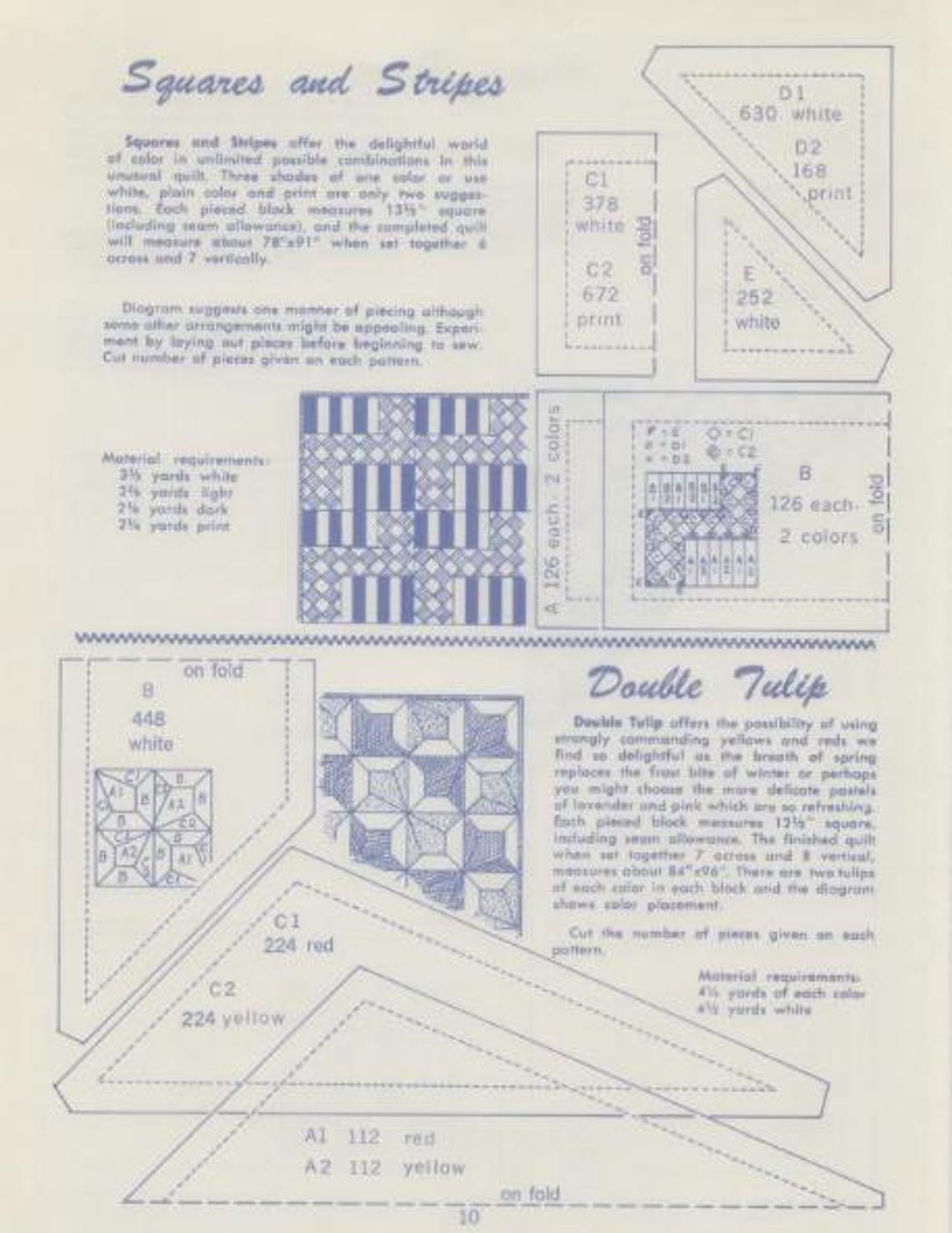 Vintage 1960s Aunt Martha Quilt Pattern Collection - 61 Designs ...