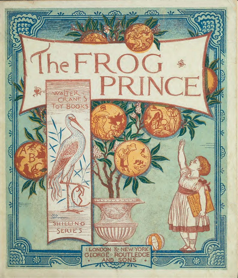 Set of 5 - Vintage Collection of Walter Crane Children's Books ...