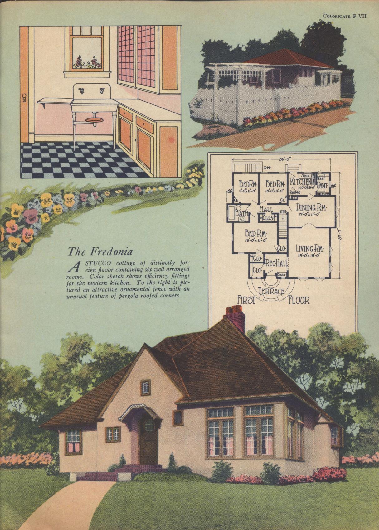 1925 Home and Garden by Wm. A. Radford | Vintage Color House Plans ...
