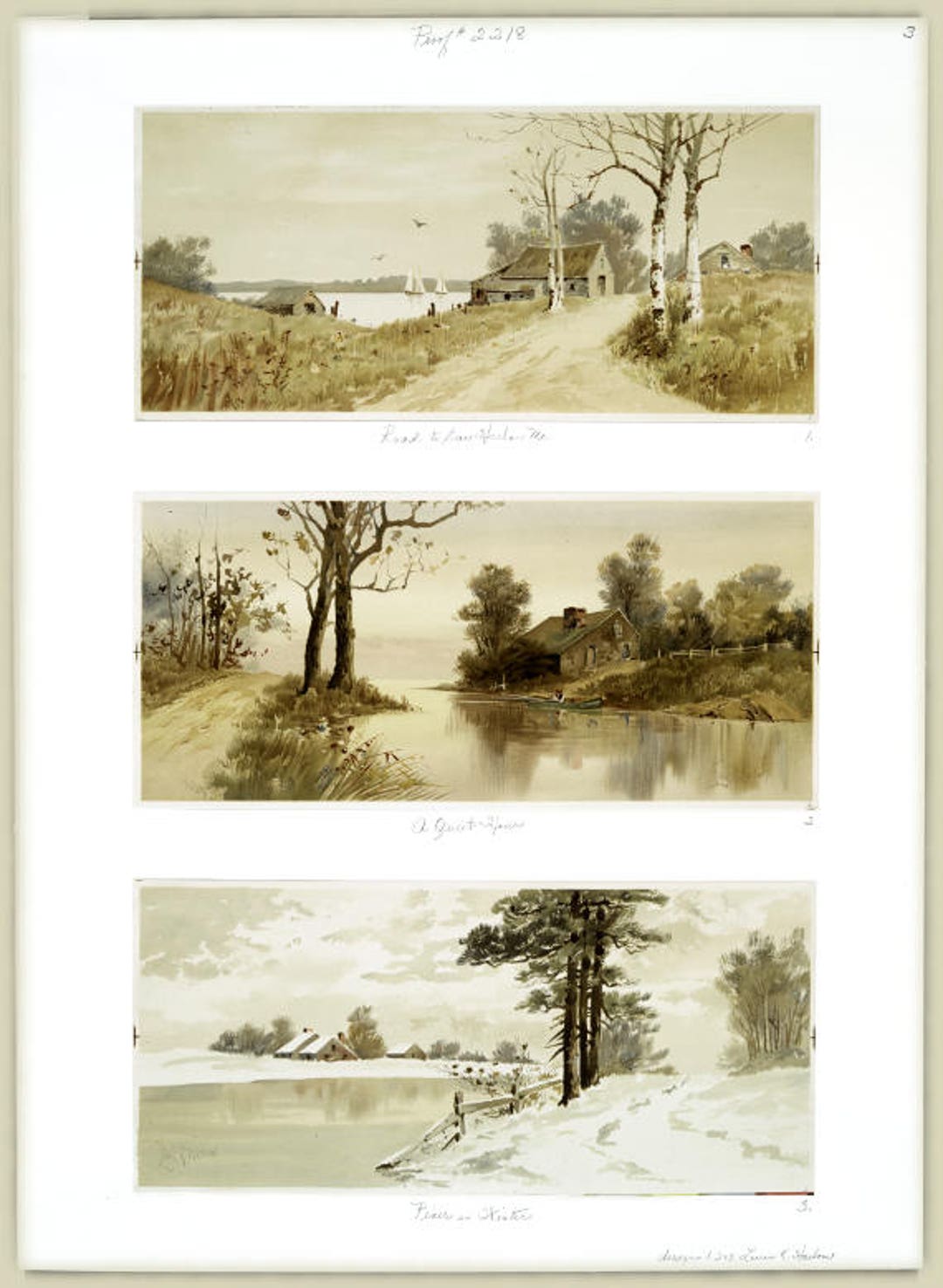 Antique Bar Harbor Scenes - Vintage Book Illustrations - Images - Set ...