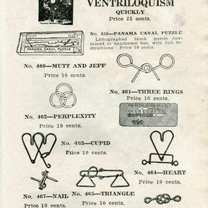 Vintage Magic Trick Catalogs (1913) | Oaks Latest Tricks Nos. 21 & 22 ...