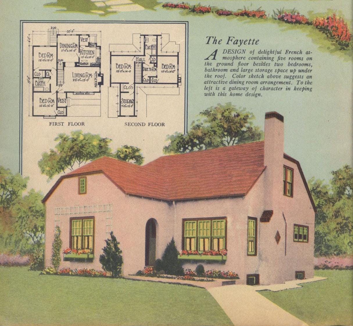 1925 Home and Garden by Wm. A. Radford | Vintage Color House Plans ...