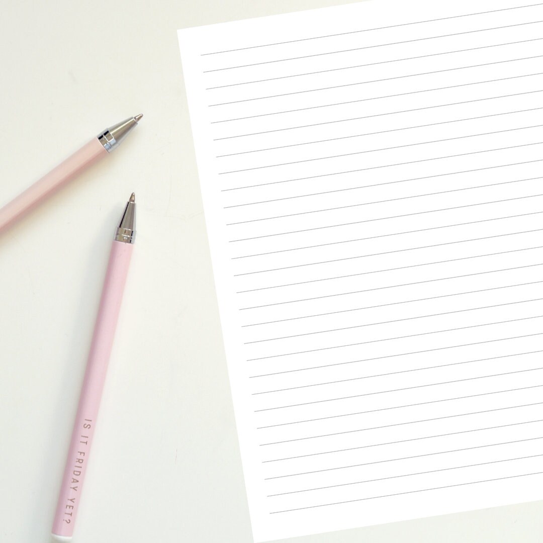 12 Printable colors of Metal Theme Colored Lined - Etsy