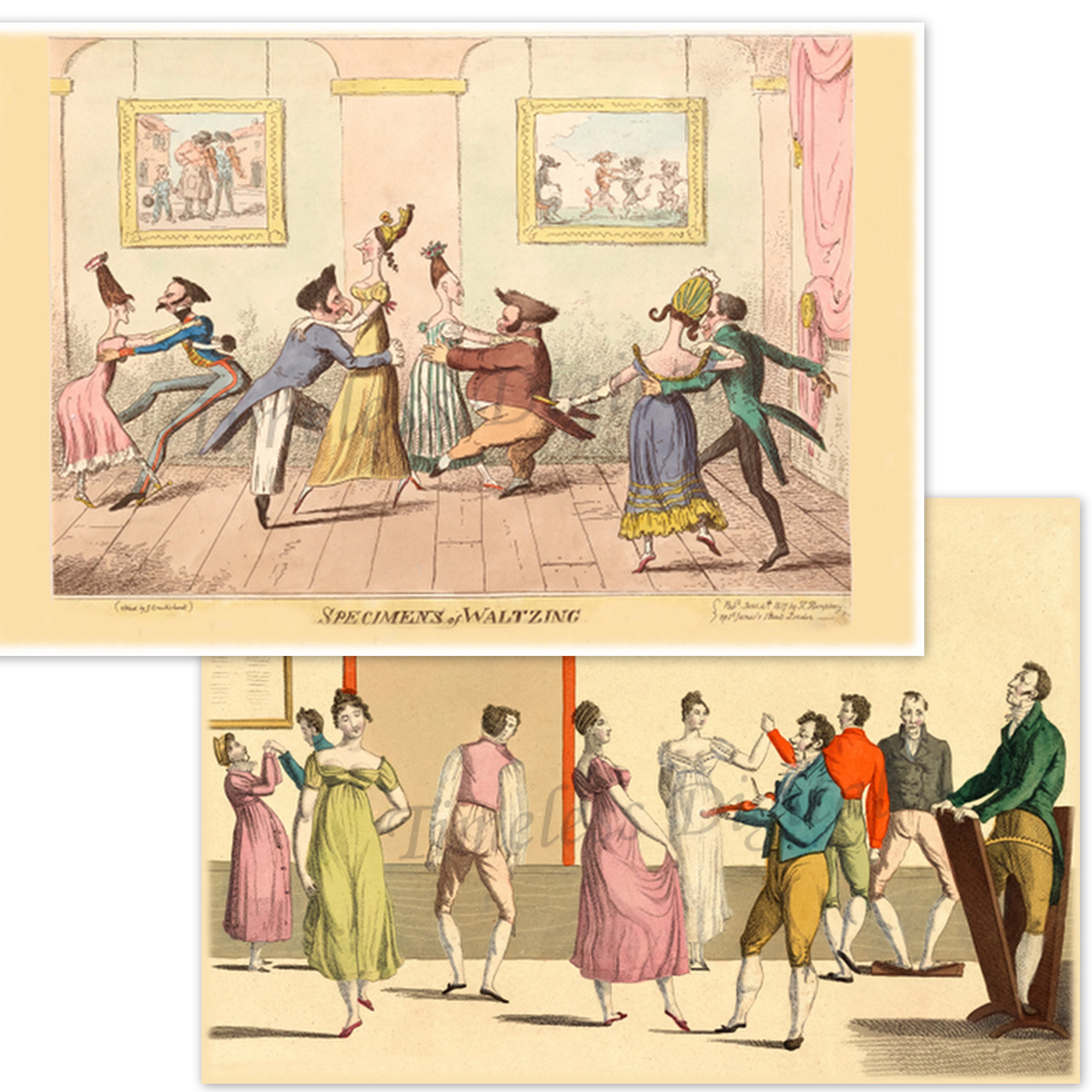 Vintage Dance Illustration