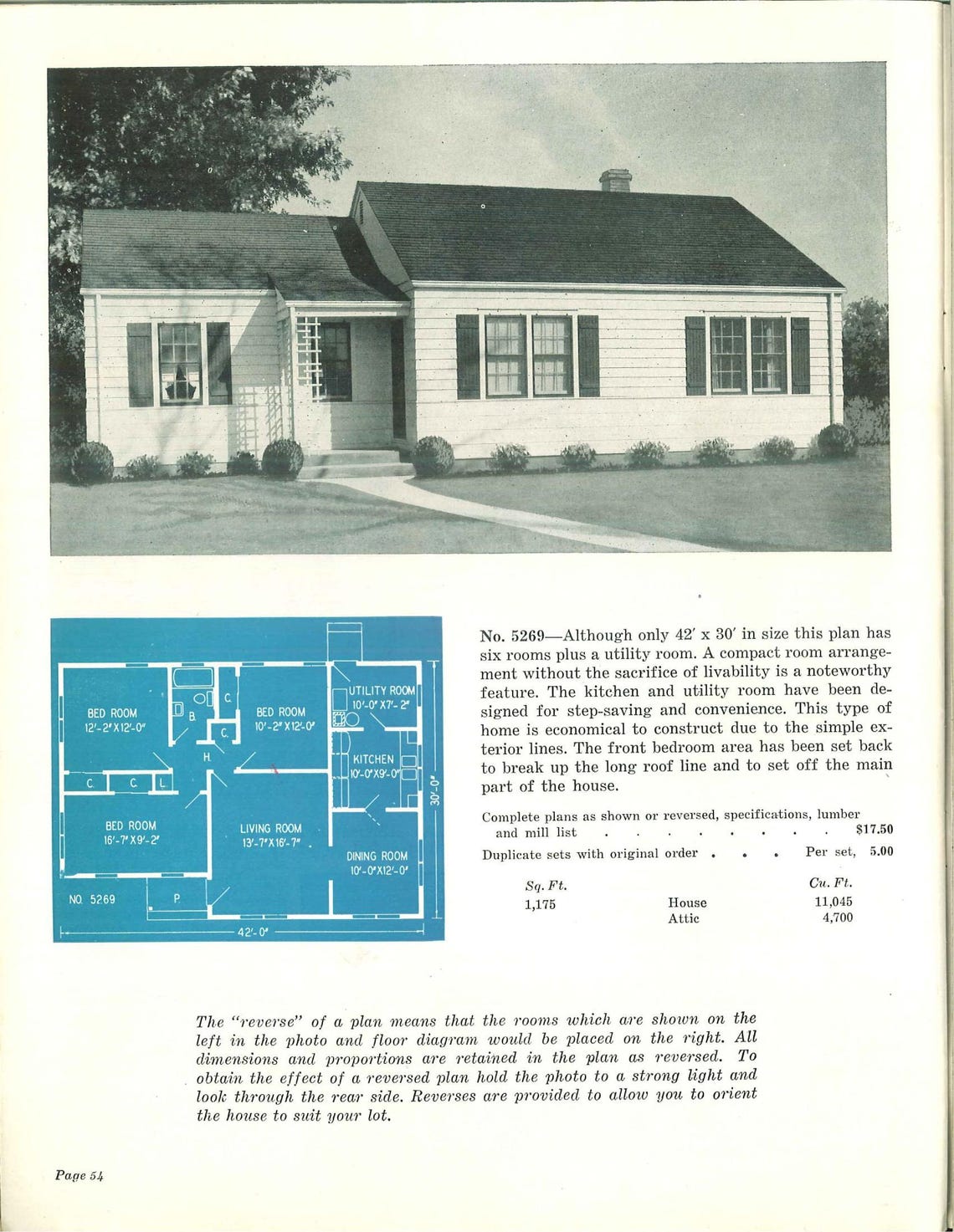 100 Vintage House Plans PDF | Garlinghouse Catalog | Mid Century Home ...