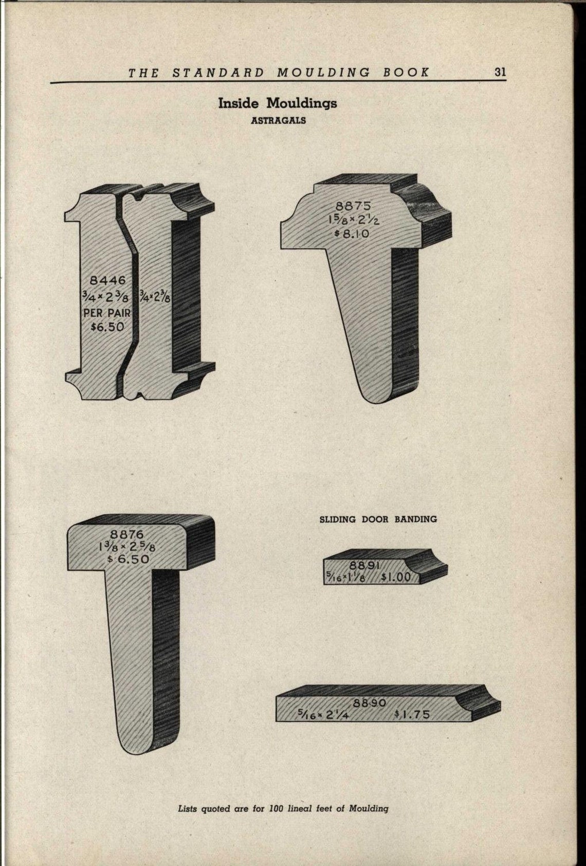 Antique standard Moulding Digital Ebook Instant Download PDF Vintage ...