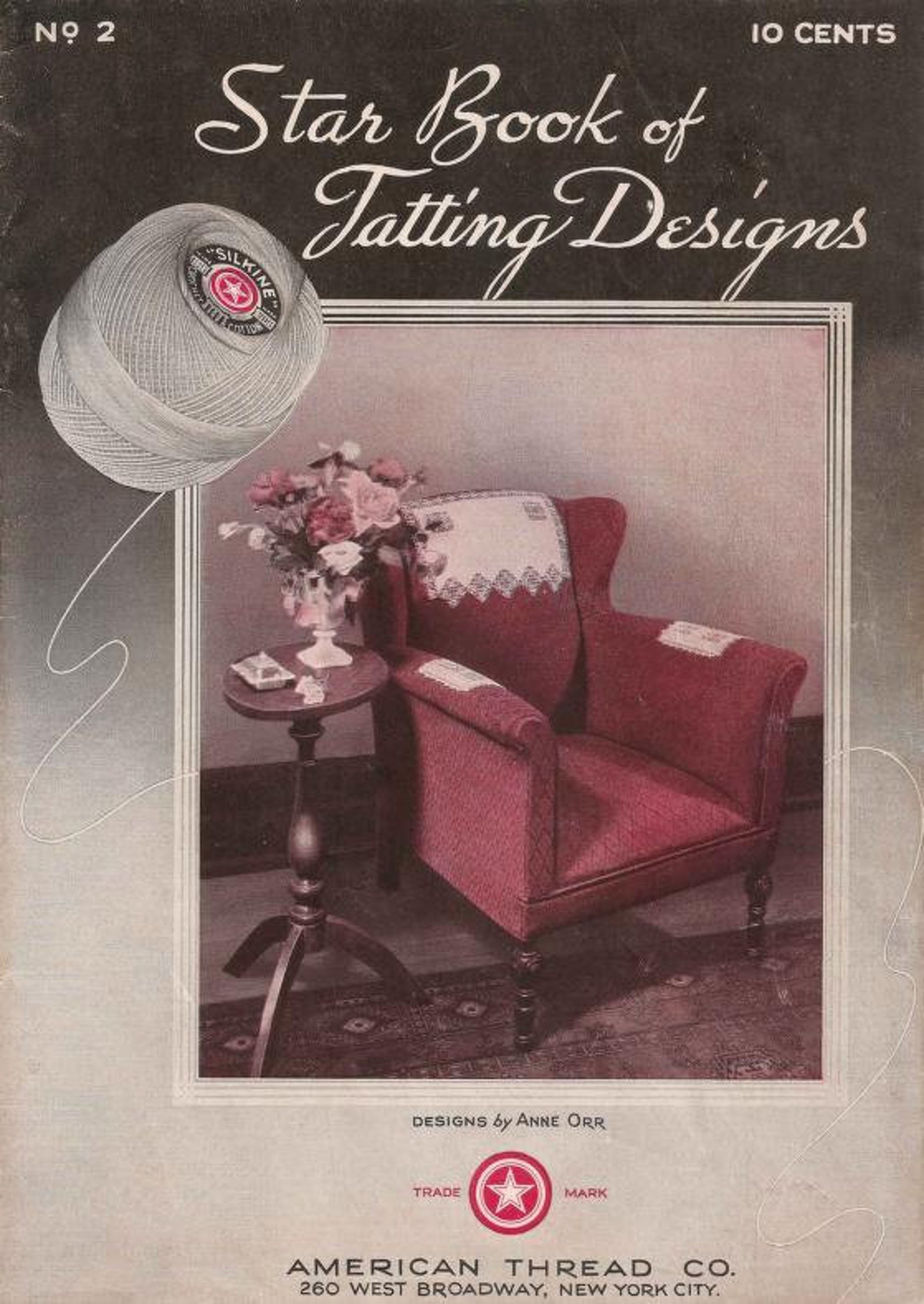Collection of Tatting Designs by Anne Orr - Set of 3 Digital Vintage ...