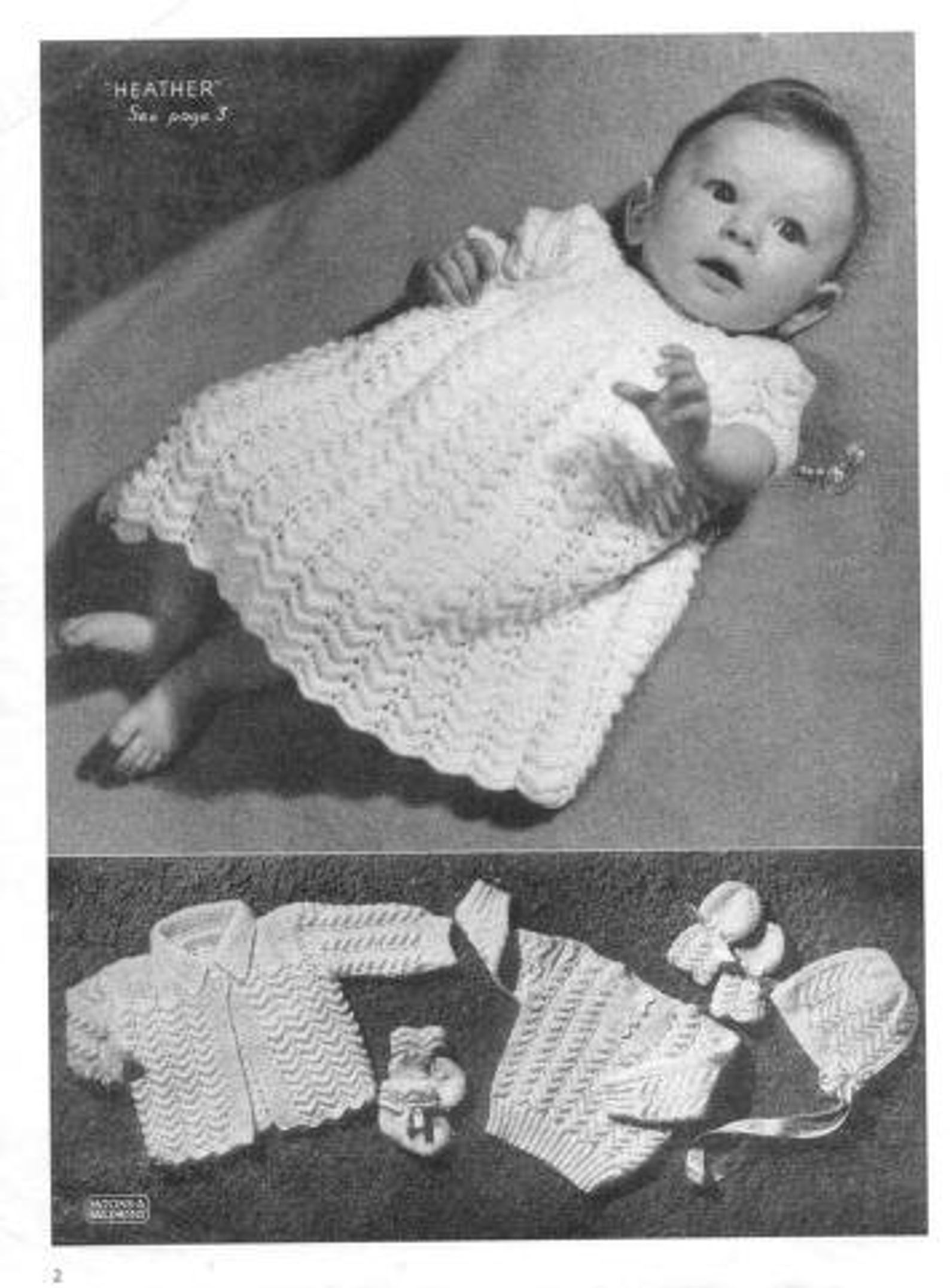 Set of 5 - Vintage Patons Knitting Books - Baby Patterns - Digital ...