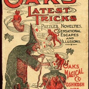 Vintage Magic Trick Catalogs (1913) | Oaks Latest Tricks Nos. 21 & 22 ...