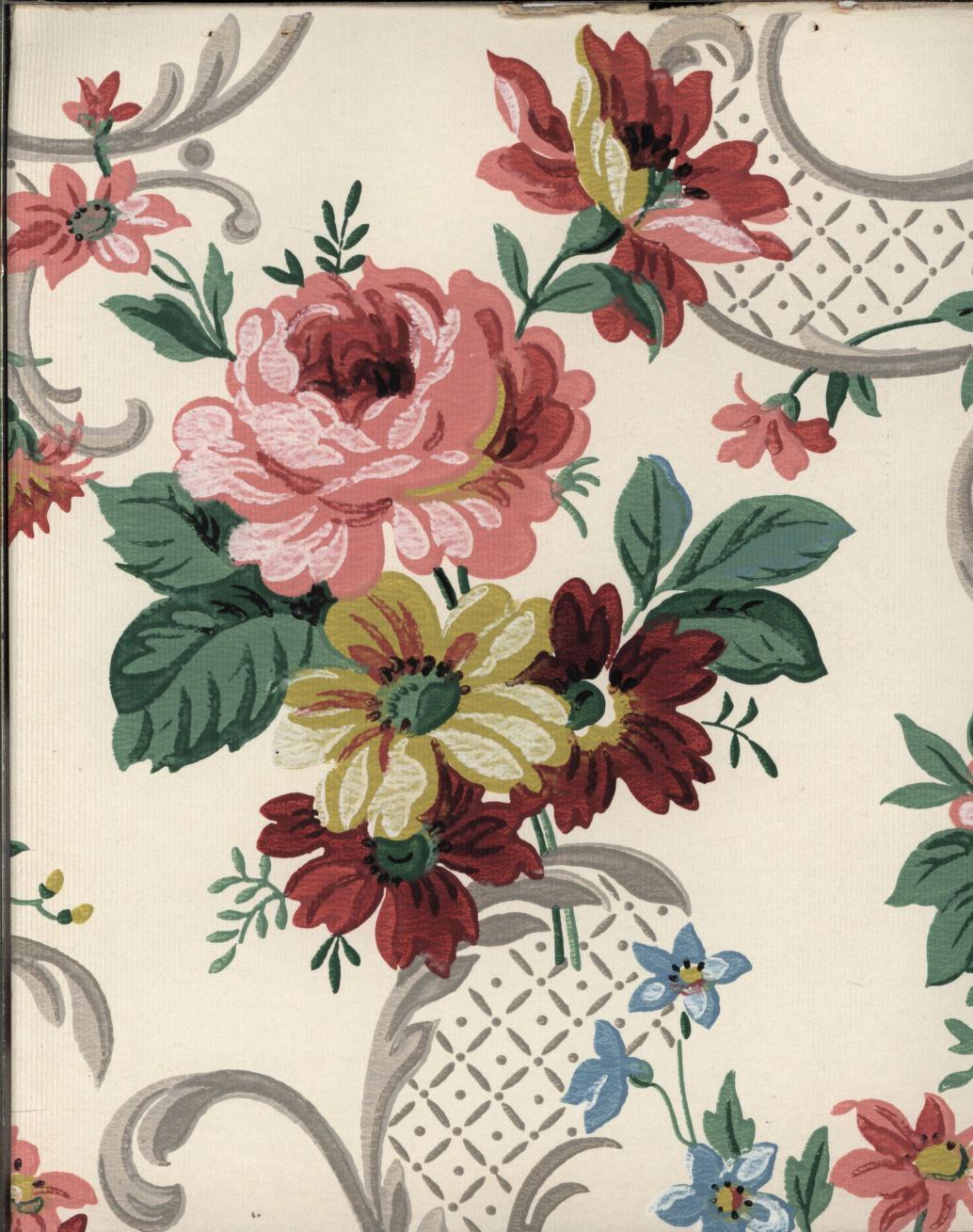 1942 Vintage Wallpaper Sample Book - Color-perfect by Sears | Digital Download PDF | Printable ...