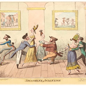 Vintage Dancing Dance School - Waltzing - Images - Printable - Set of ...