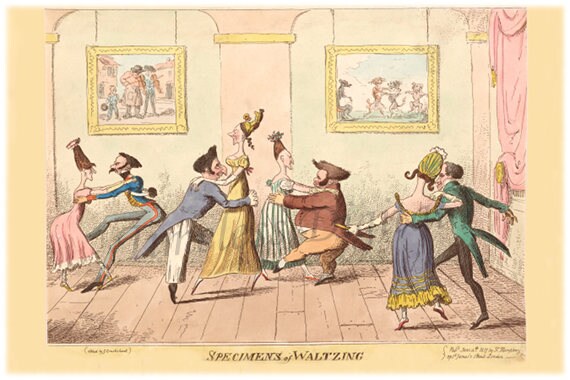 Vintage Dancing Dance School - Waltzing - Images - Printable - Set of ...