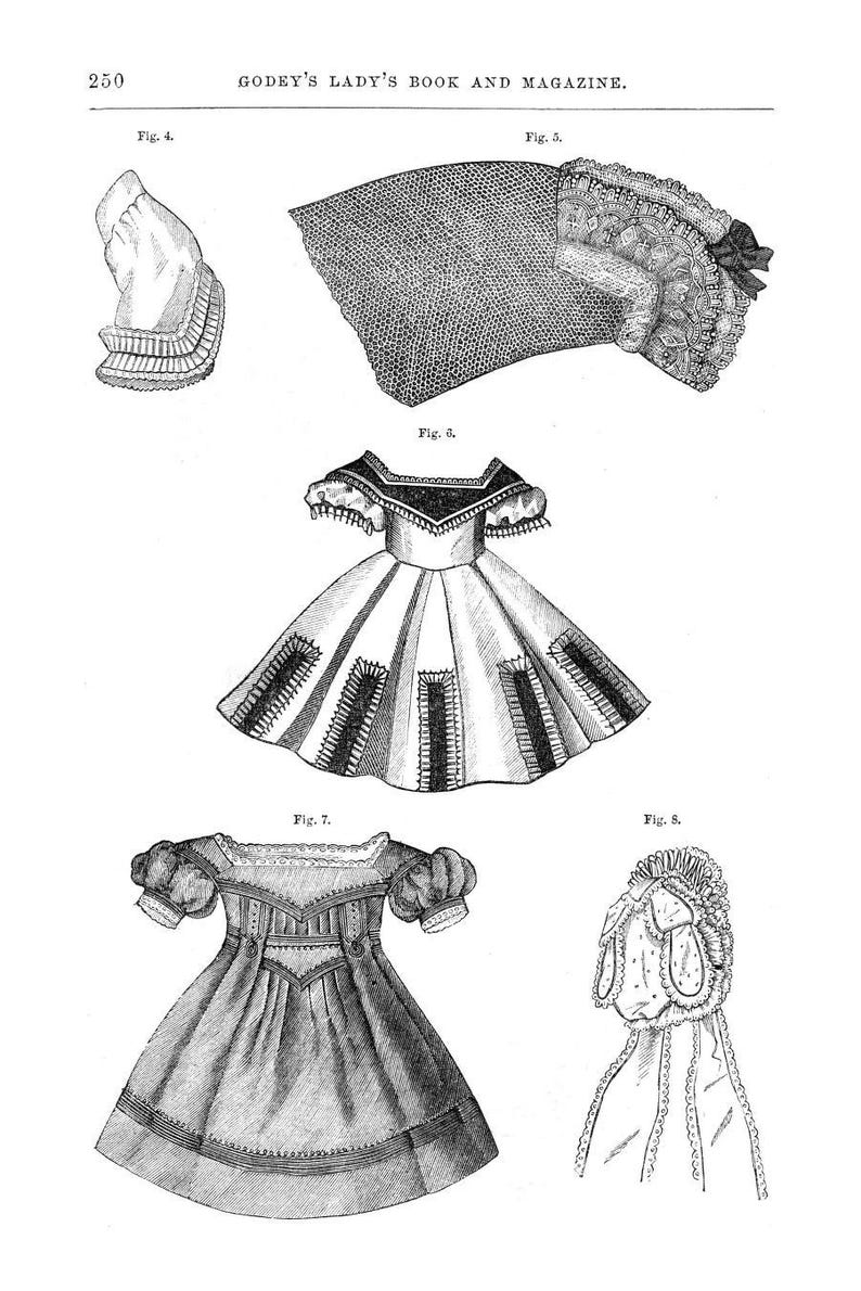 Godey’s Lady’s Book - September 1864 - Antique Victorian Era Magazine ...