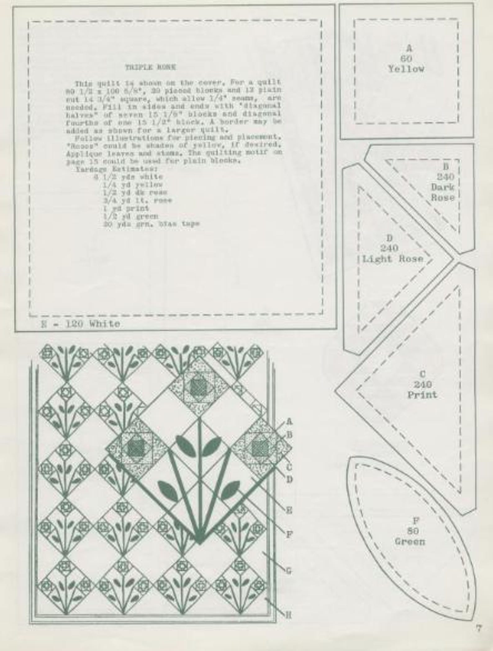 Vintage 1960s Aunt Martha Quilt Pattern Collection - 61 Designs ...