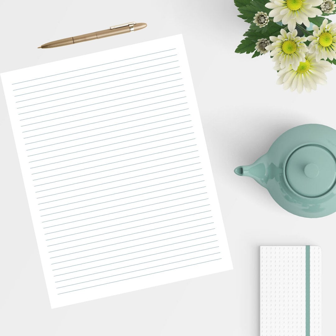 12 Printable colors of Metal Theme Colored Lined - Etsy