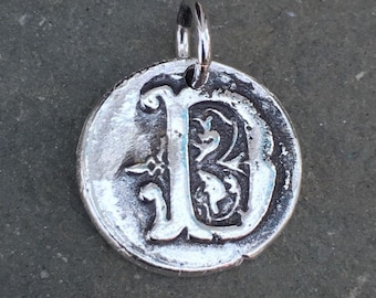 Initial D Sterling Silver Wax Seal Stamp Visual Arts Craft Supplies ...