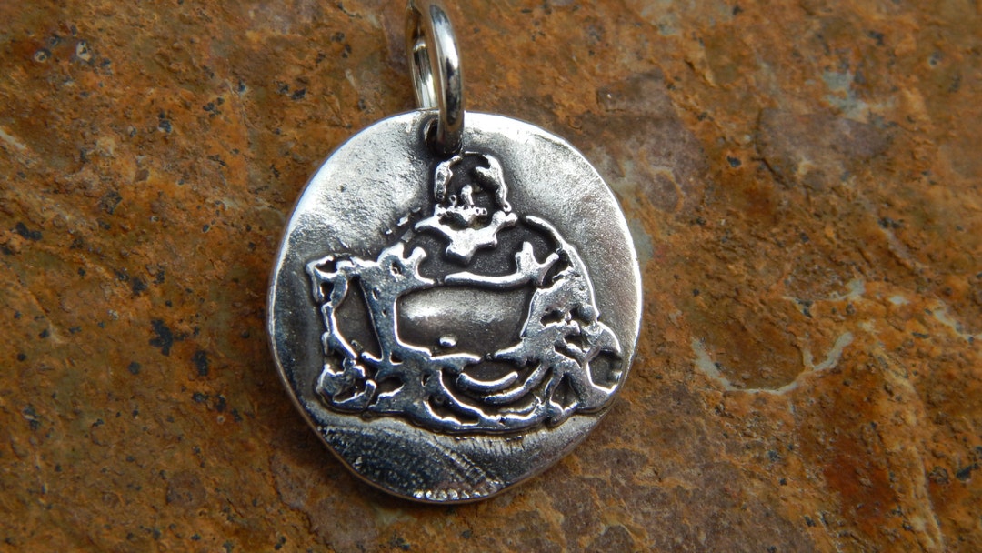 Laughing Buddha Wax Seal Charm, Hotei, Monk, Buddha With Big Tummy ...