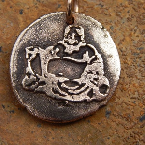 Laughing Buddha Wax Seal Charm, Hotei, Monk, Buddha With Big Tummy ...