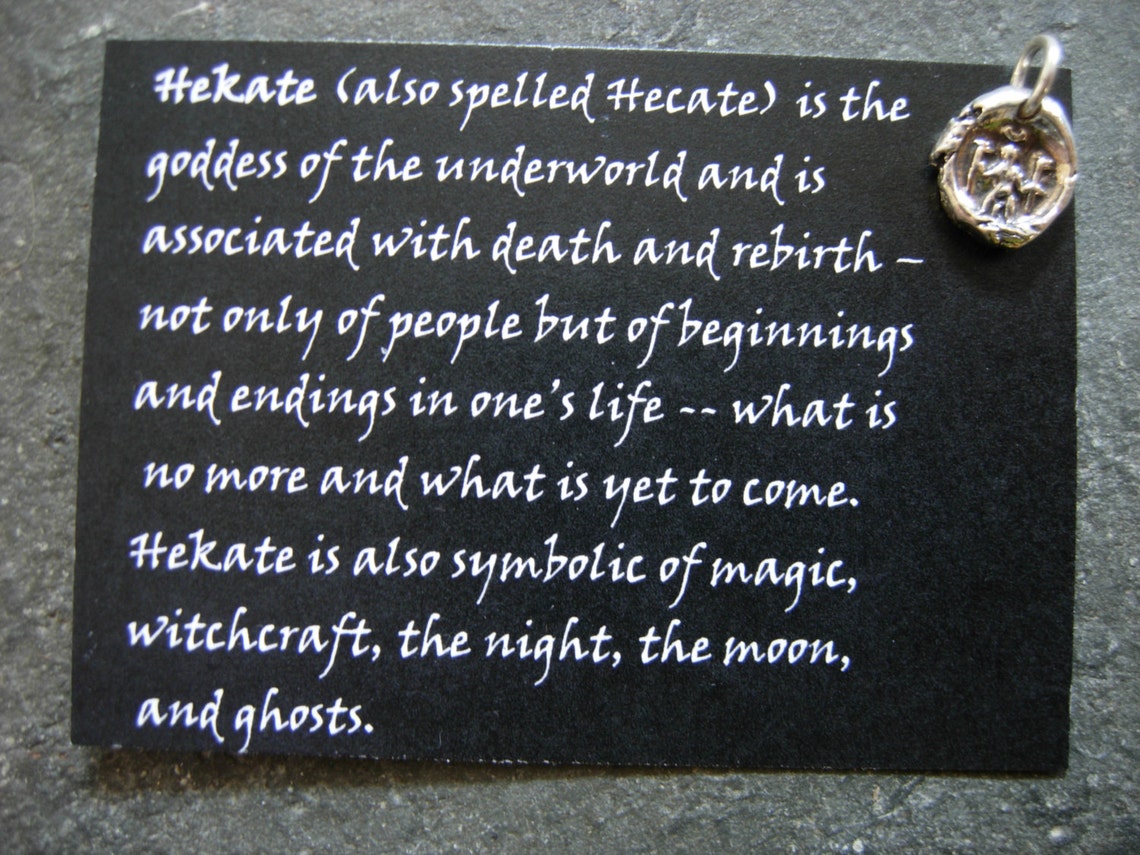 Hekate Wax Seal Charm Hecate Underworld Goddess Death - Etsy