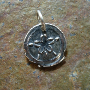 Sand Dollar Wax Seal Charm, Shell, Doves, Good Will, Peace, Beach, Sand ...