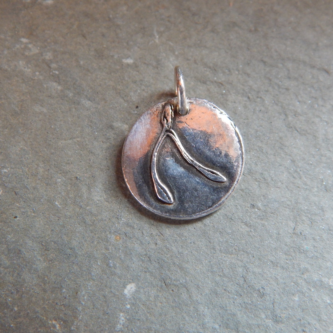 Wishbone Wax Seal Charm, Good Luck Symbol, Thanksgiving, Make a Wish ...