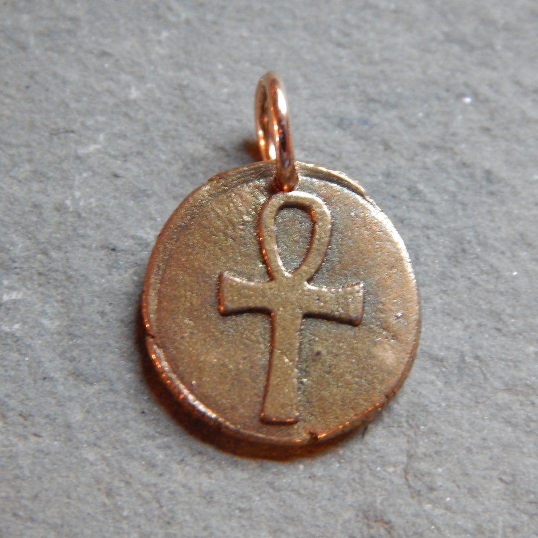 Ankh Charm, Egyptian Hieroglyph, Crux Ansata, Cross With Handle ...
