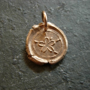 Sand Dollar Wax Seal Charm, Shell, Doves, Good Will, Peace, Beach, Sand ...