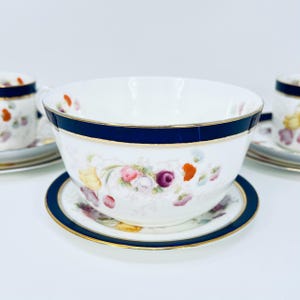 Antique English Collingwoods Bone China Set, Teacups and Saucers ...