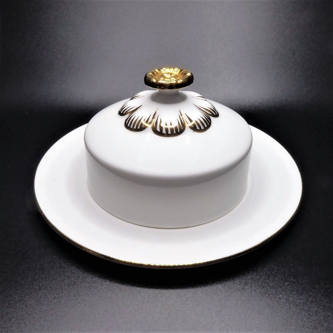 Rare Royal Albert Val D'or Butter Dish Valdor Butter - Etsy Canada