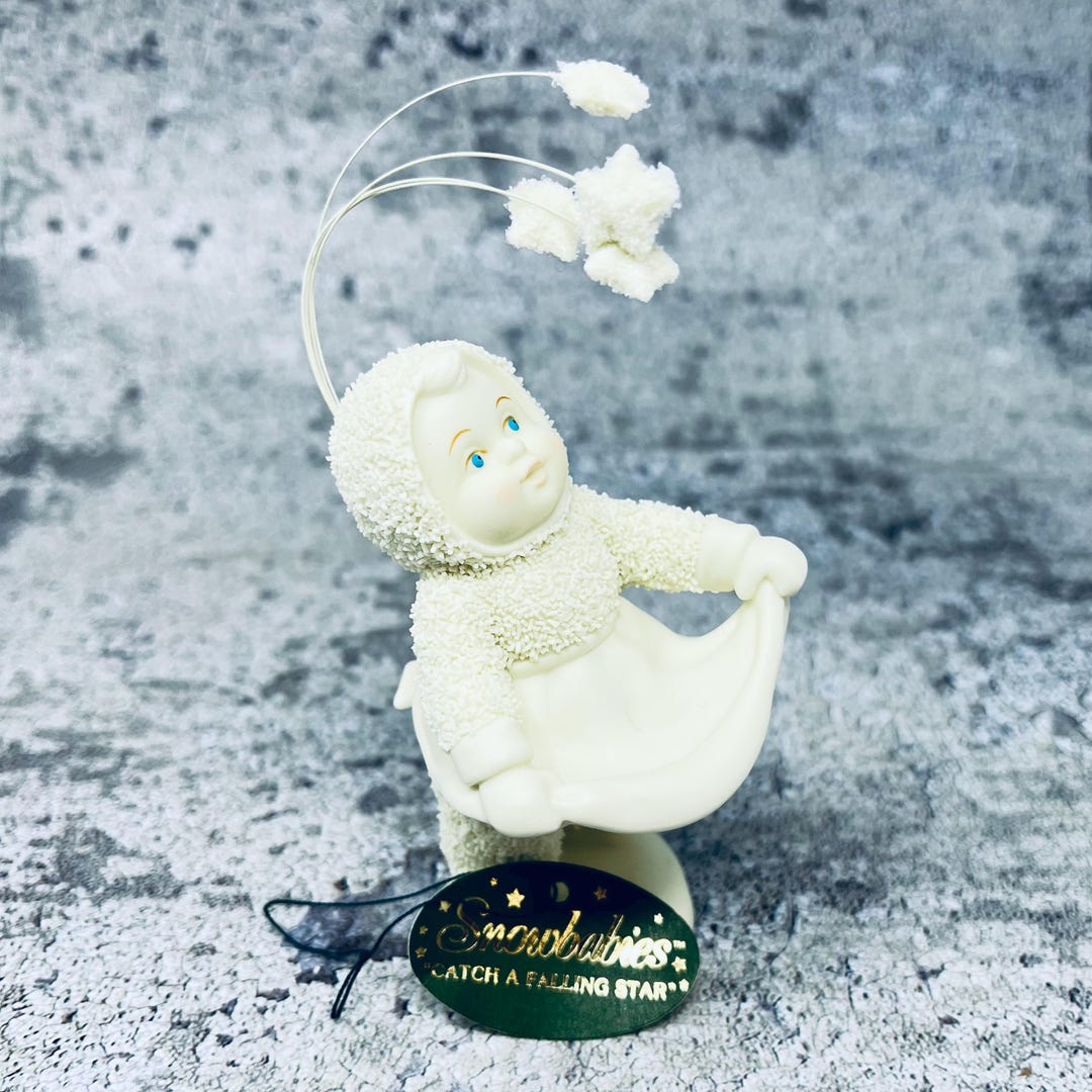 Vintage DEPT 56 Snowbabies "catch A Falling Star" Figurine - Etsy Canada