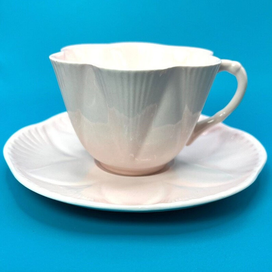 Shelley Dainty Pink Tea Cup and Saucer, Pink Shelley Teacup, Shelley ...
