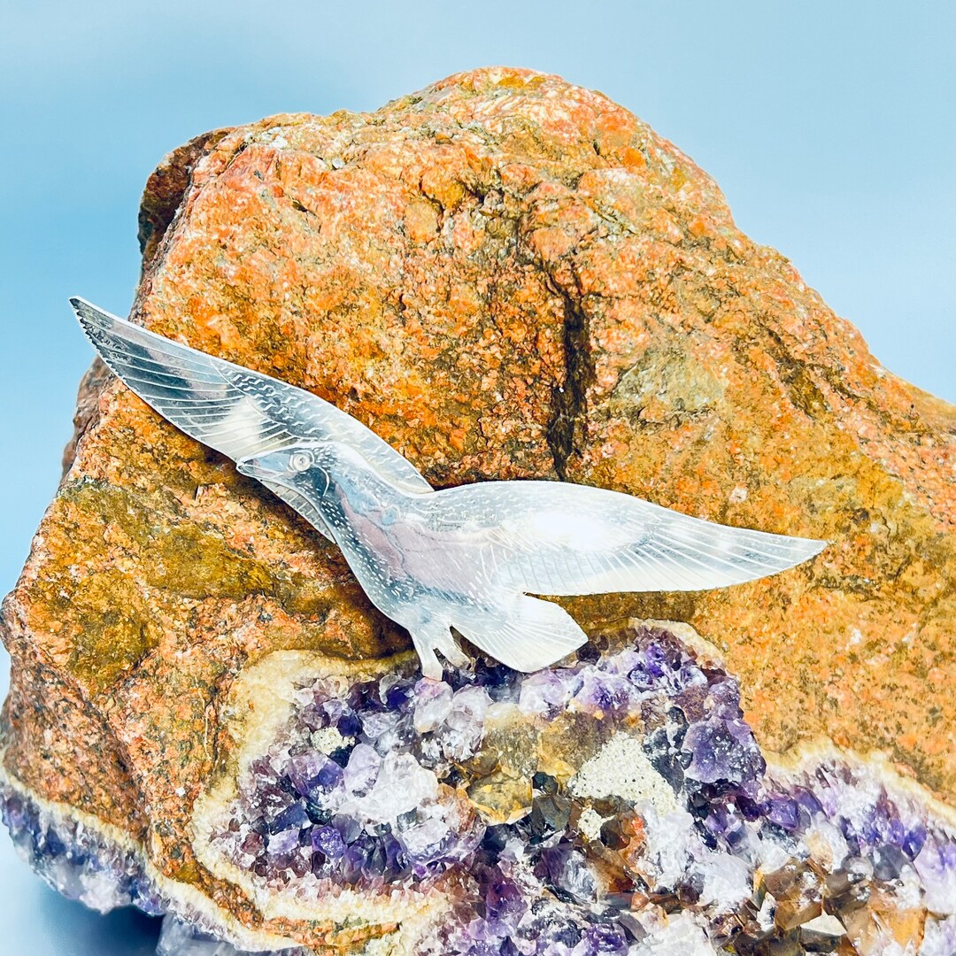 Vintage Solid Sterling Silver Seagull Brooch, Hand Made Silver Brooch ...