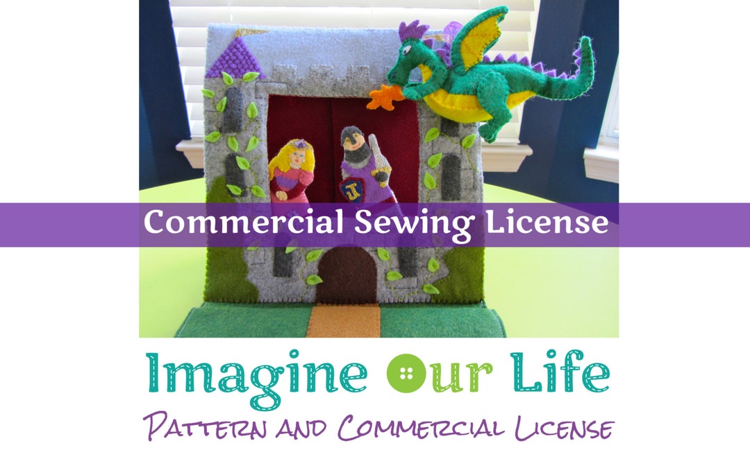 Castle Puppet Theater Quiet Book Commercial License - Etsy